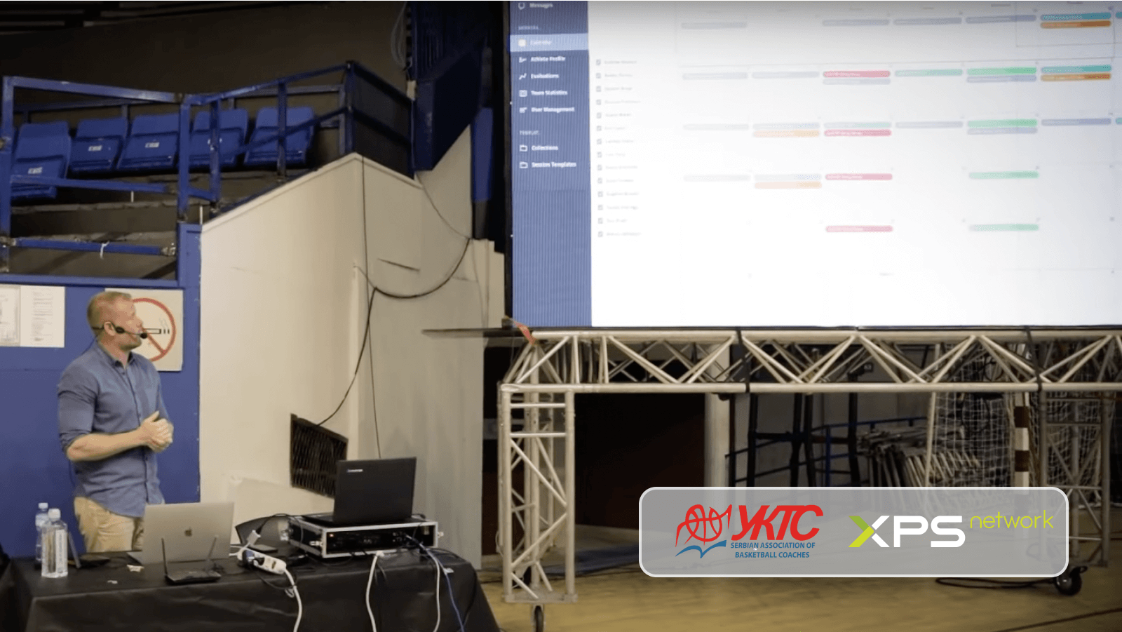 XPS Network at Basketball Clinic Belgrade